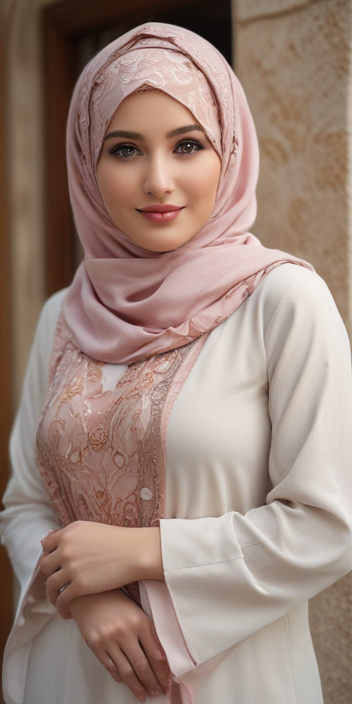 Hijab woman, beauty ,full body