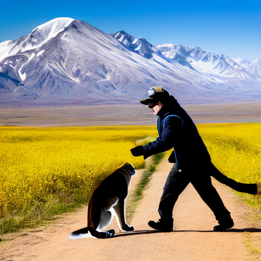 drake dancing with a mountain lion