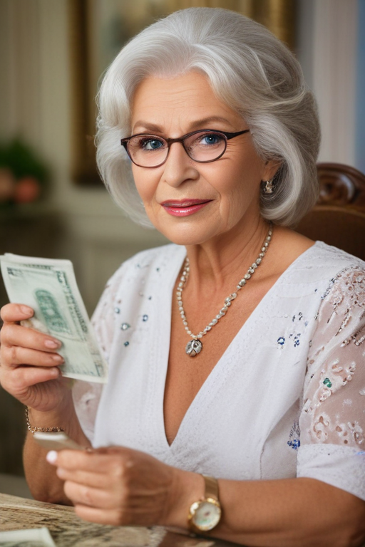 Rich older woman
