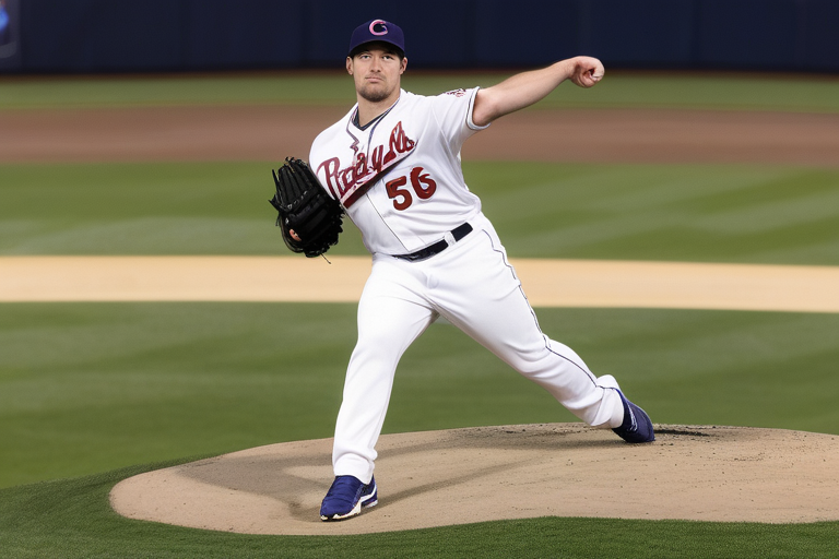 Young Softball Player Preparing to Catch a High-Flying Baseball in Action