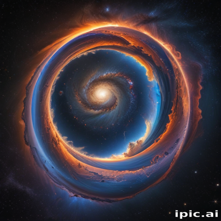 Vibrant Cosmic Swirl: A Stunning Visual Journey Through the Universe