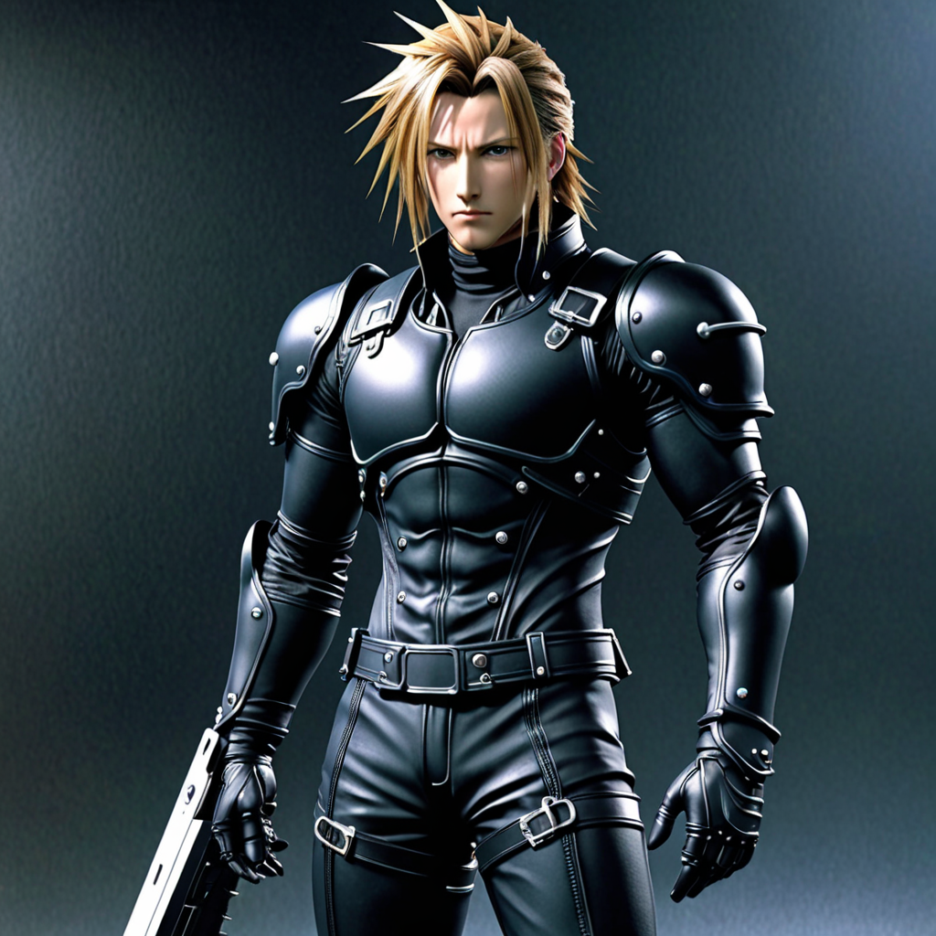Cloud FFVII gantz suit