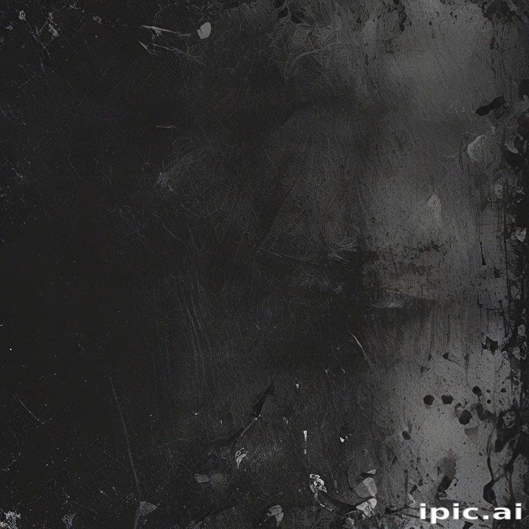 Abstract Dark Texture with Subtle Gray Tones and Artistic Brush Strokes