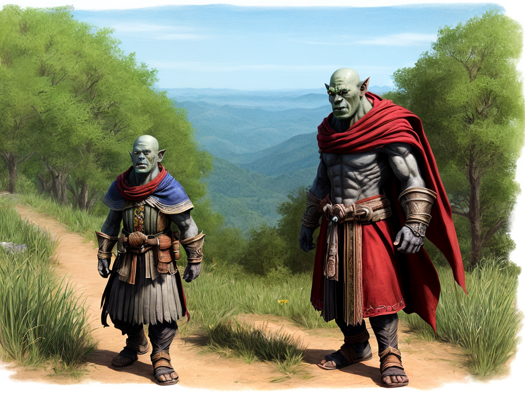 Orc monk