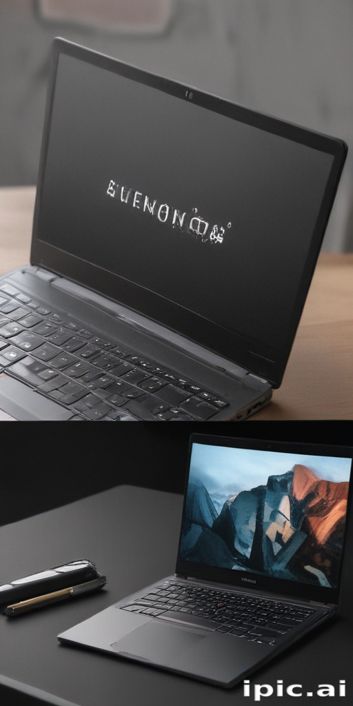 Stylish Modern Laptops Showcasing Sleek Design and Advanced Features
