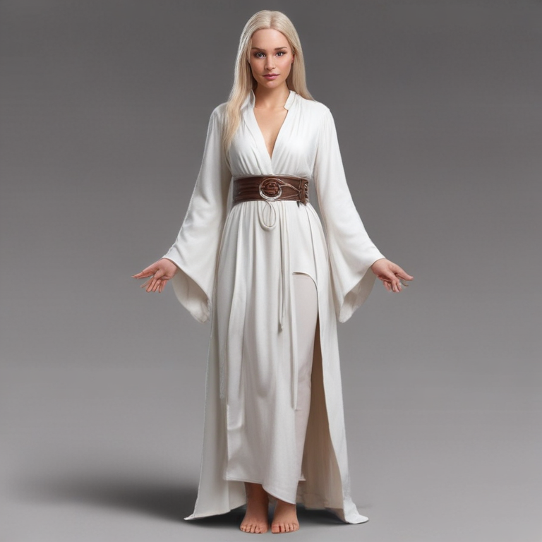 elf female white robe