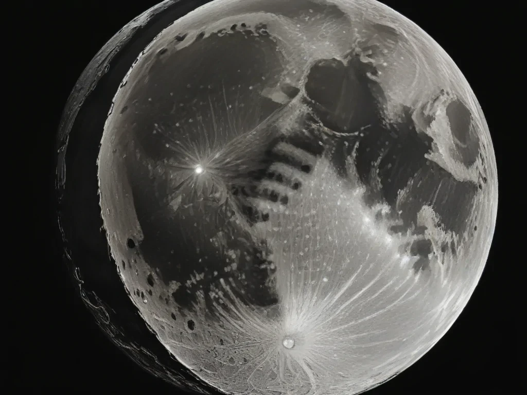 Stunning Close-Up of the Moon Revealing Intricate Surface Details and ...