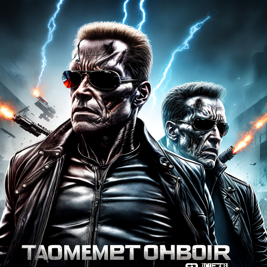 terminator art movie poster
