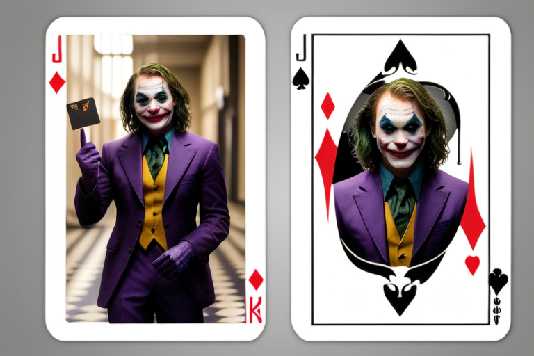 Playing Cards Featuring a Unique Joker Character in a Stylish Design