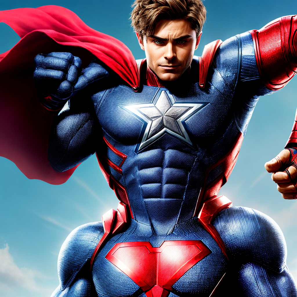 zac efron as marvel hero