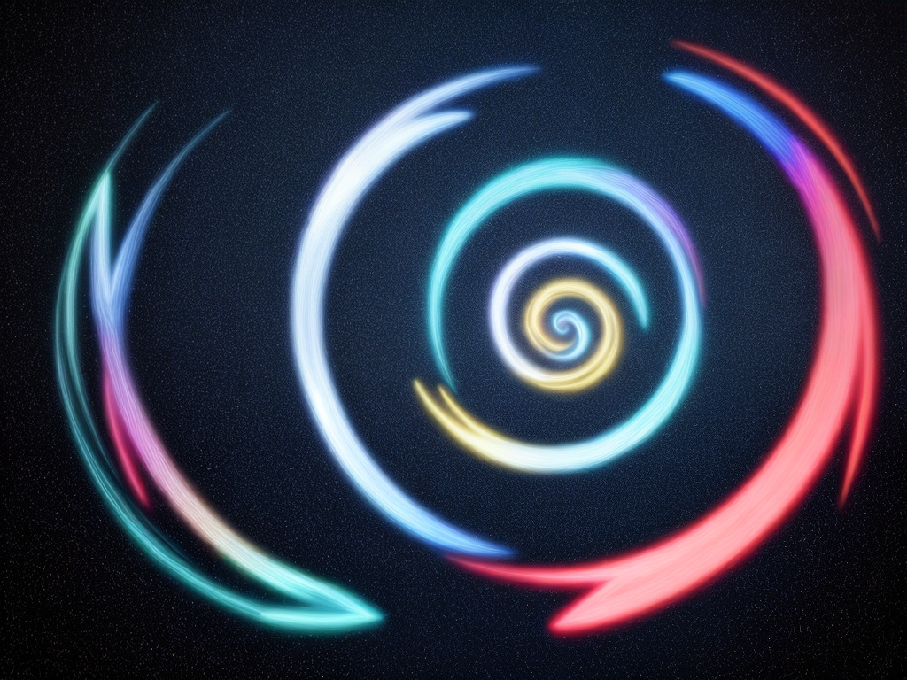 the greek alphabet symbols alpha and omega separately, in a spiral ...