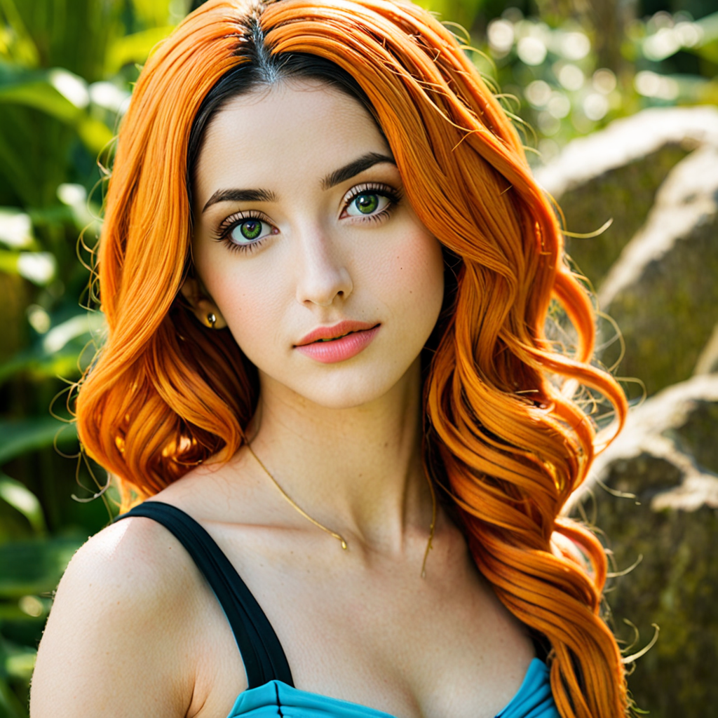 Emily Rudd as Nami from One Piece