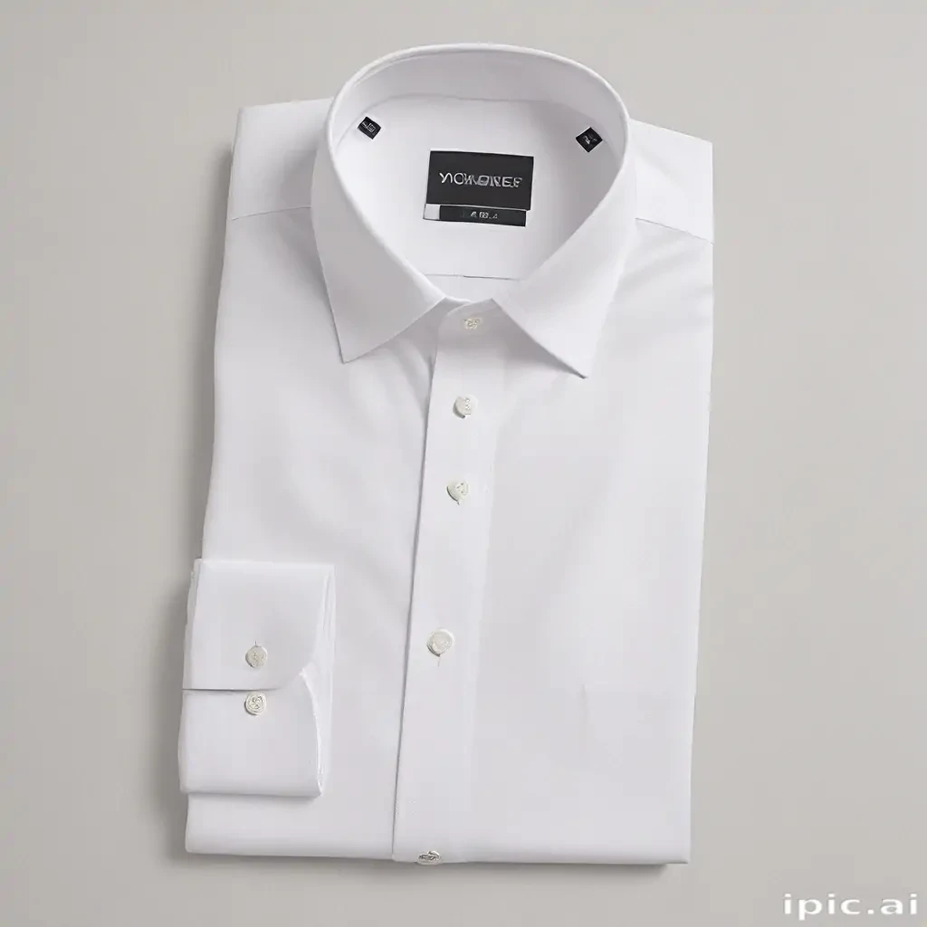 Elegant and Crisp White Dress Shirt Perfect for Formal Occasions and ...