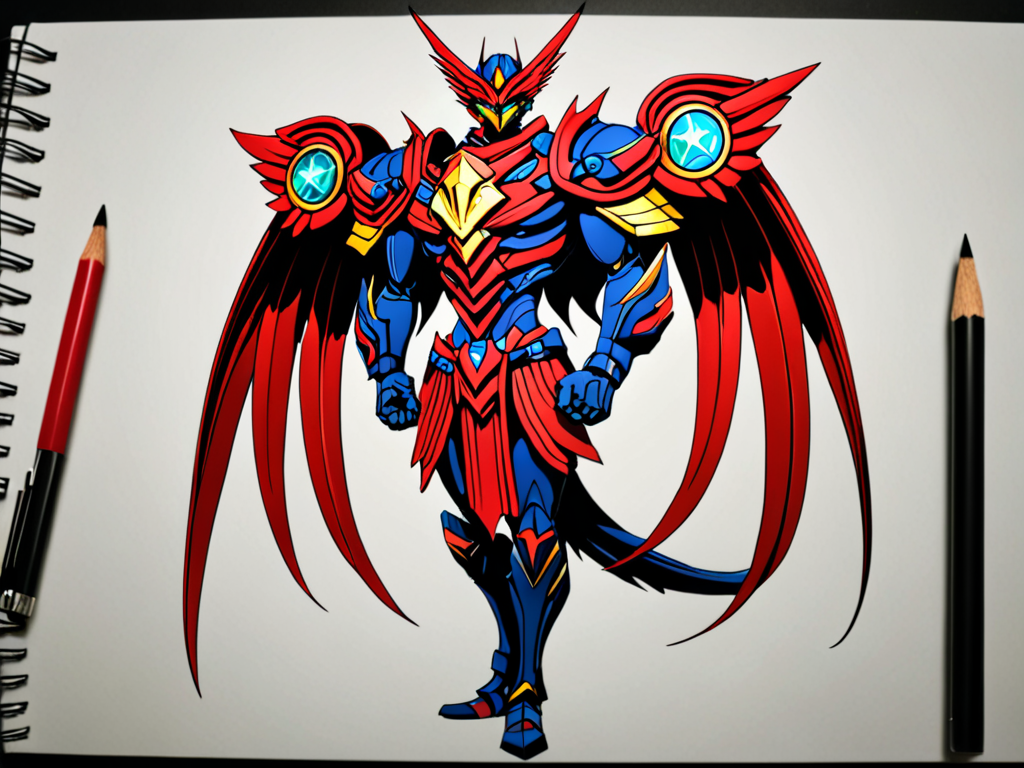 red fenix trophy 2d draw anime style