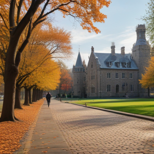 Princeton University Camput at daytime