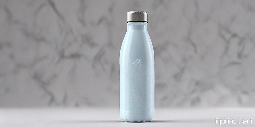 Stylish and Functional Light Blue Insulated Water Bottle for Everyday Use