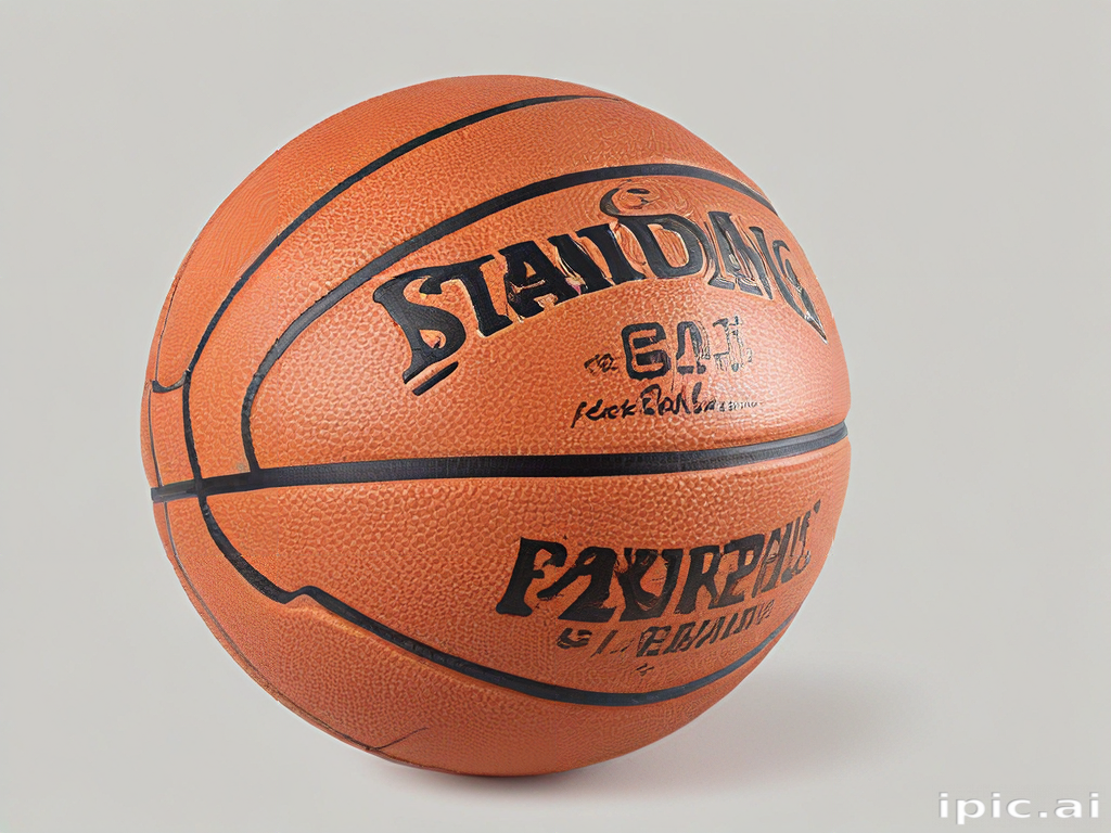 High-Quality Basketball Featuring Unique Design and Textured Surface ...