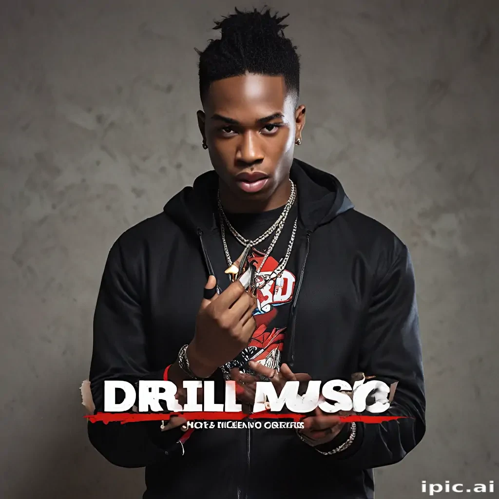 Young Artist Embracing the Vibe of Modern Drill Music Culture