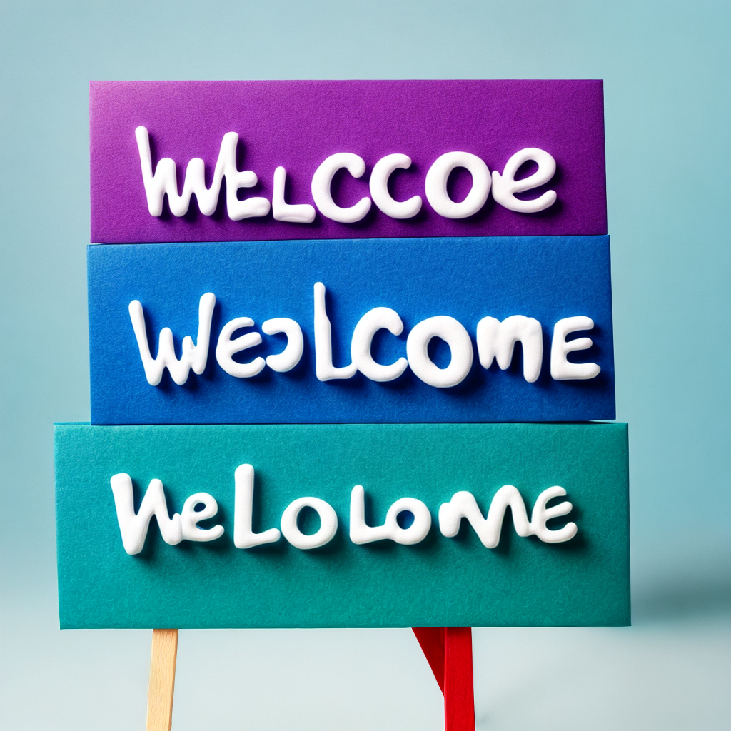 3d image of welcome