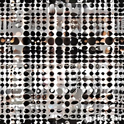 Abstract Representation of Shapes and Patterns in a Blurred Background