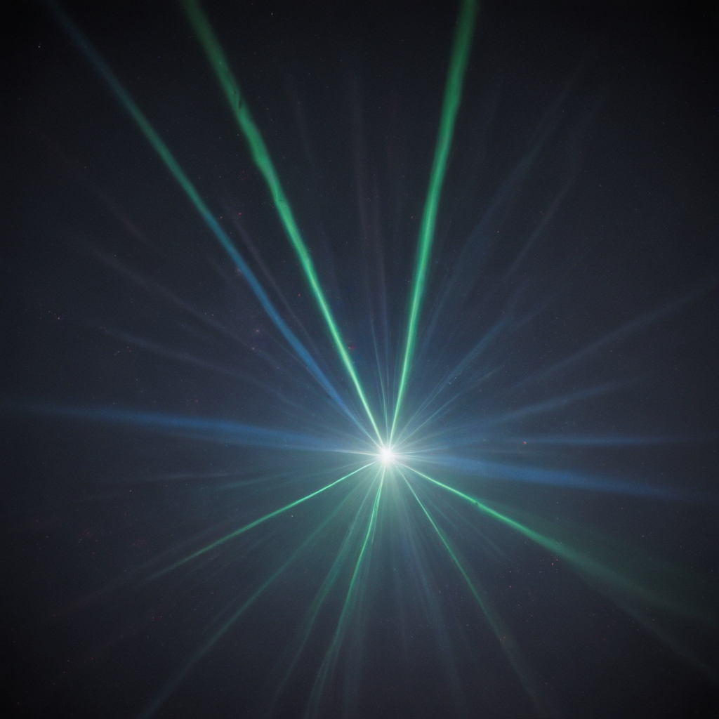 Lasers and lights in space