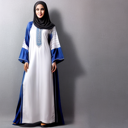 Full shape Female Pakistani CURVACEOUS BOLD, White Short Length Abaya ...