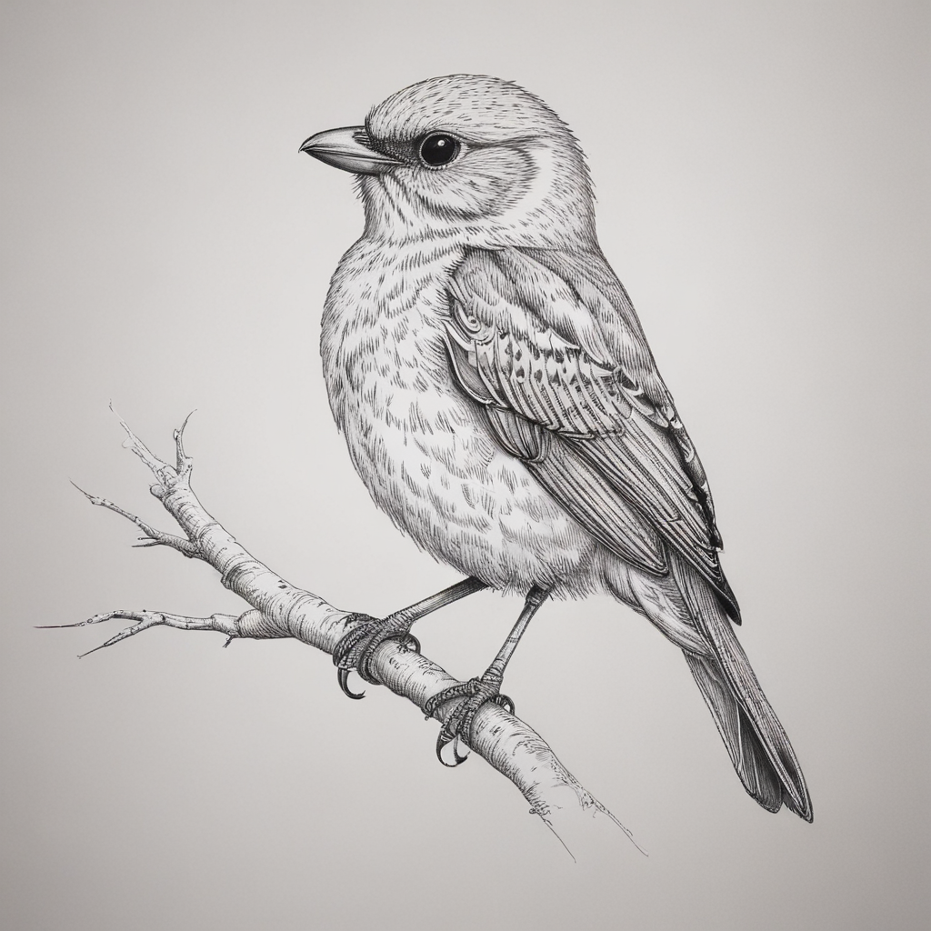 Hand Drawn Bird