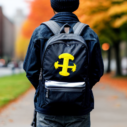 mushroom Brigade, logo, Coat of arms, backpack, knife