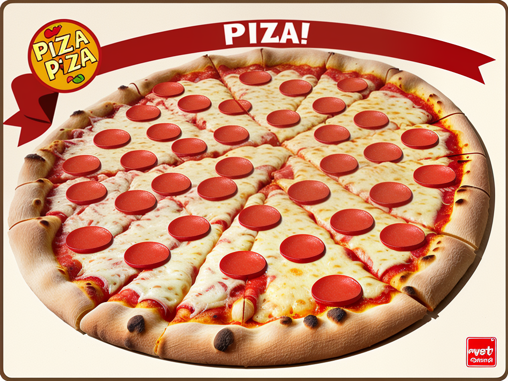 Delicious Pepperoni Pizza with a Crispy Crust and Cheesy Toppings Galore!