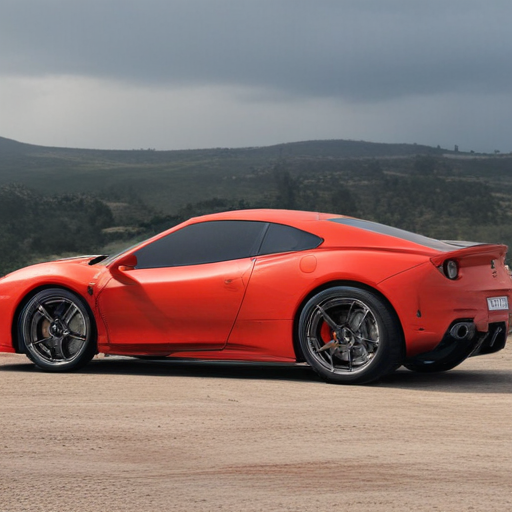 ferrari like in cars from pixar