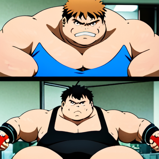 Fat Makima from Chainsaw Man weight gain, anime style, immobile, big belly,