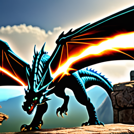 Dragon with telekinesis powers