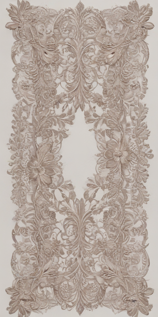 Intricate Floral Lace Design Featuring Elegant Patterns and Delicate ...