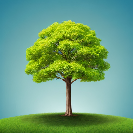 Beautiful tree with men