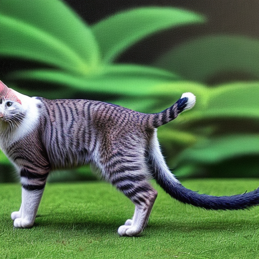 cat Shirazi cat warrior samurai on his back a very beautiful free ...