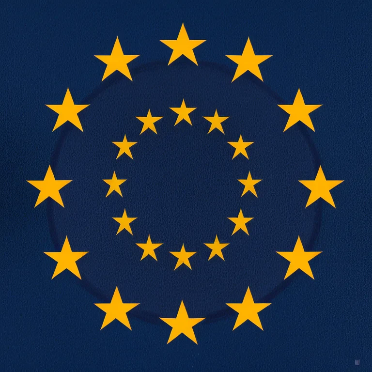 Artistic Representation of Stars Symbolizing Unity in the European ...
