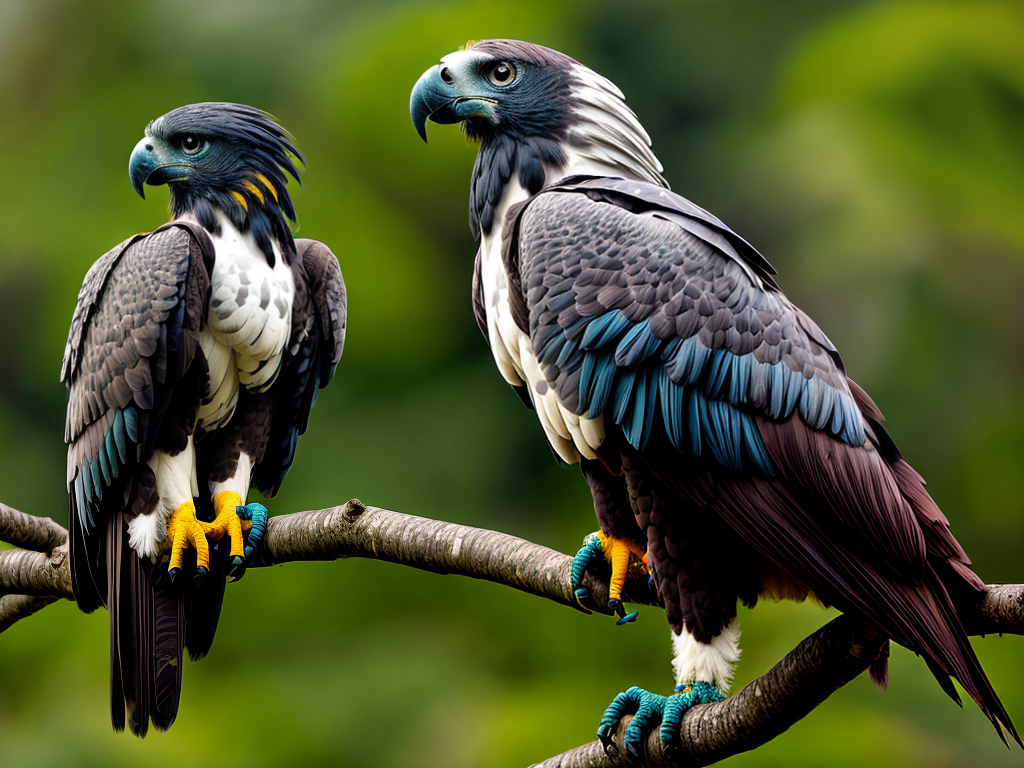 Brazilian harpy eagle military insignia