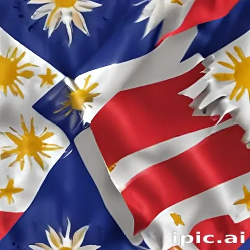 Creative Fusion of Philippine and Scottish Flags Representing Cultural ...