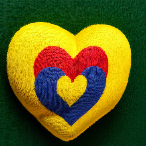 logo health insurance heart yellow green brazil
