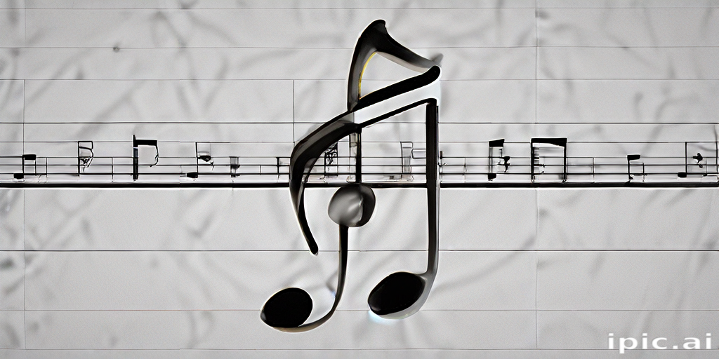 Melodic Harmony: A Creative Fusion of Musical Notes and Symbols