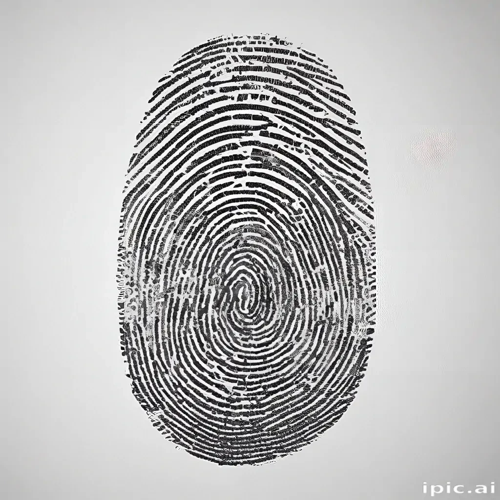 Intricate Patterns of a Fingerprint Representing Unique Human Identity ...