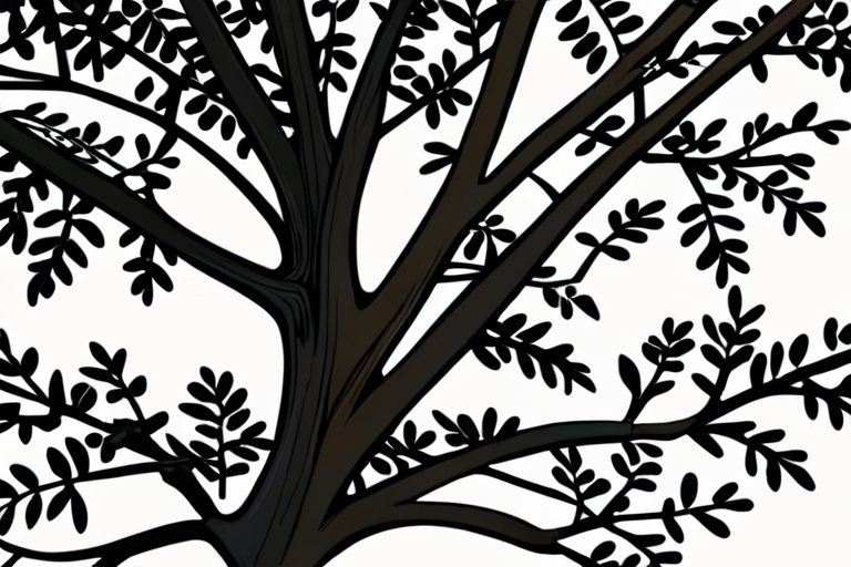lots of branches and leaves dnd drawing