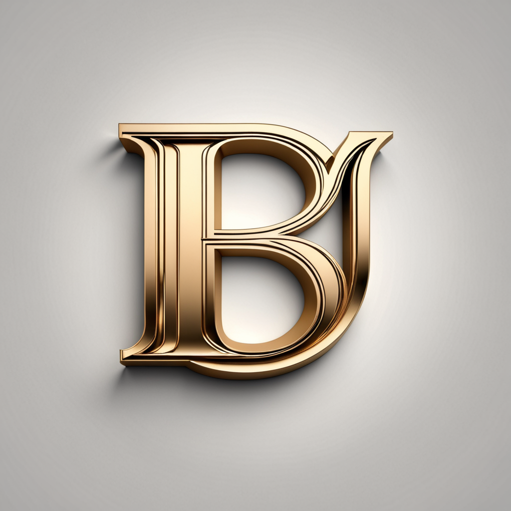 An elite letter B as a logo for a defence company