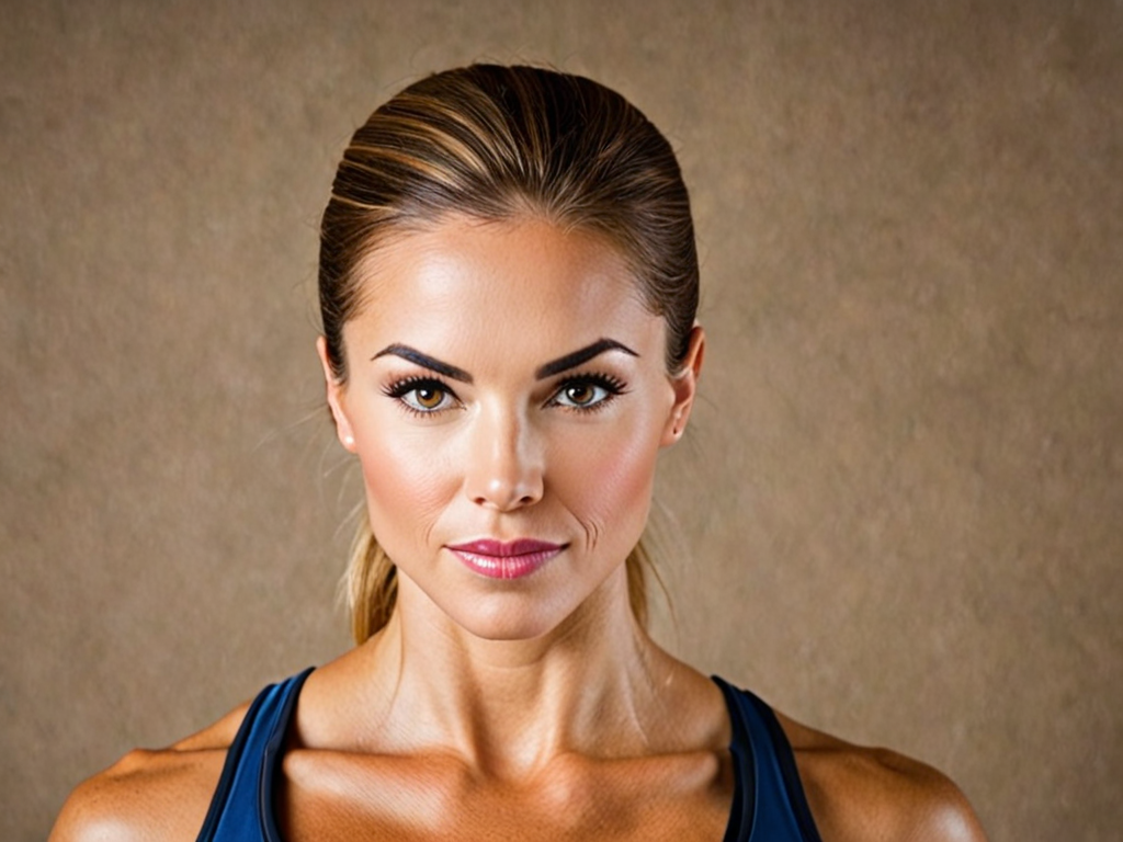 fitness woman face