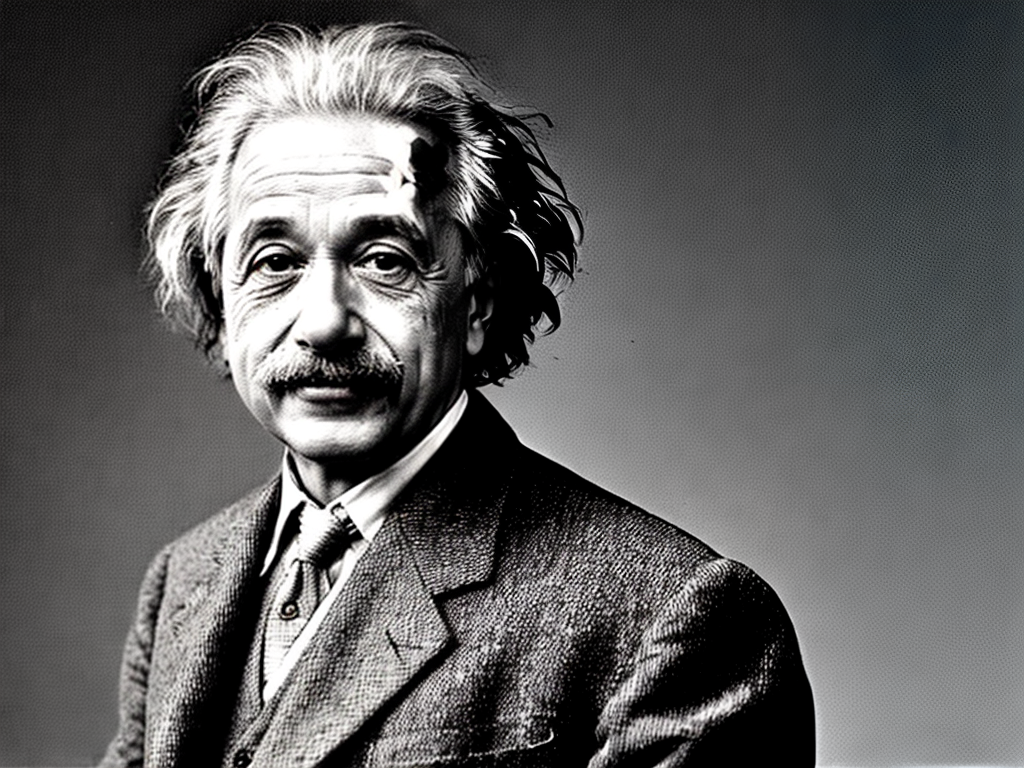 Albert Einstein smiling