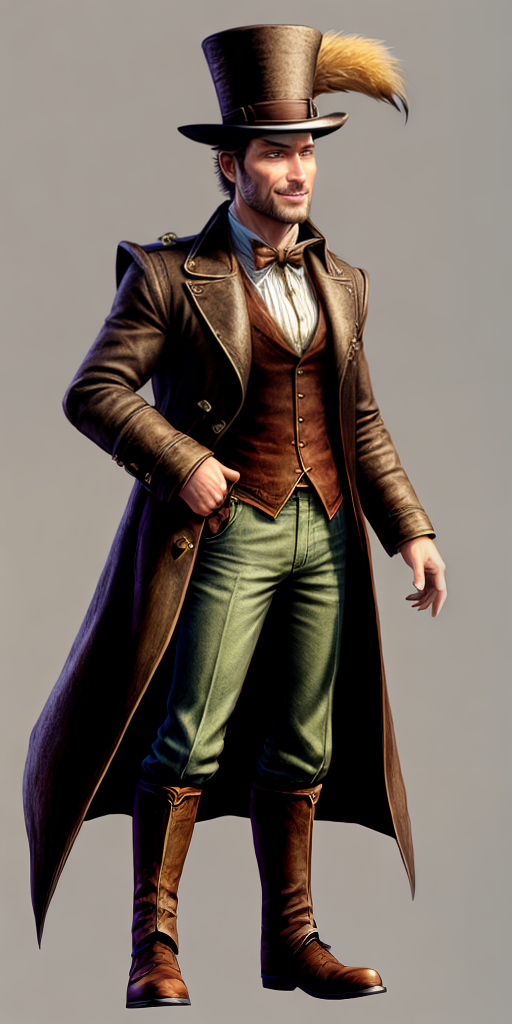 steampunk merchant fox