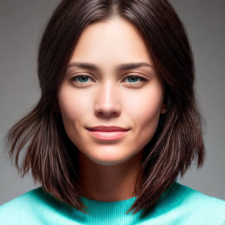 All human faces merged as one face