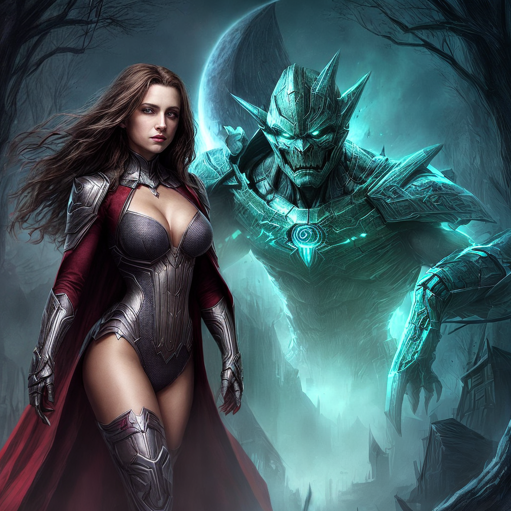 sultry female vampire hunting human, reflection mapping, intricate design and details