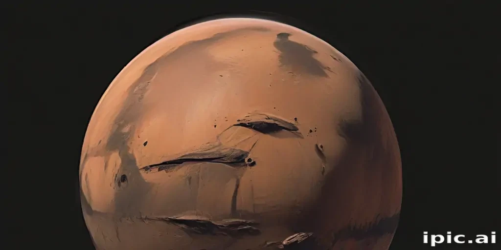 Stunning Close-Up View of Mars Revealing Its Unique Surface Features
