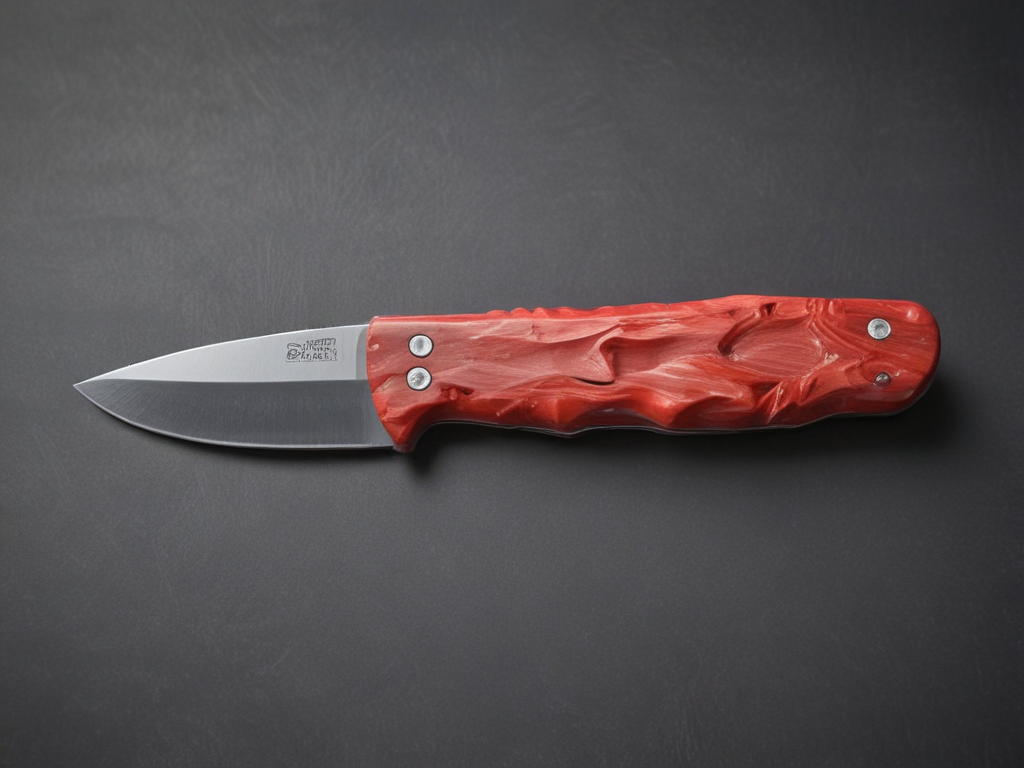 horizontal knife with face on it